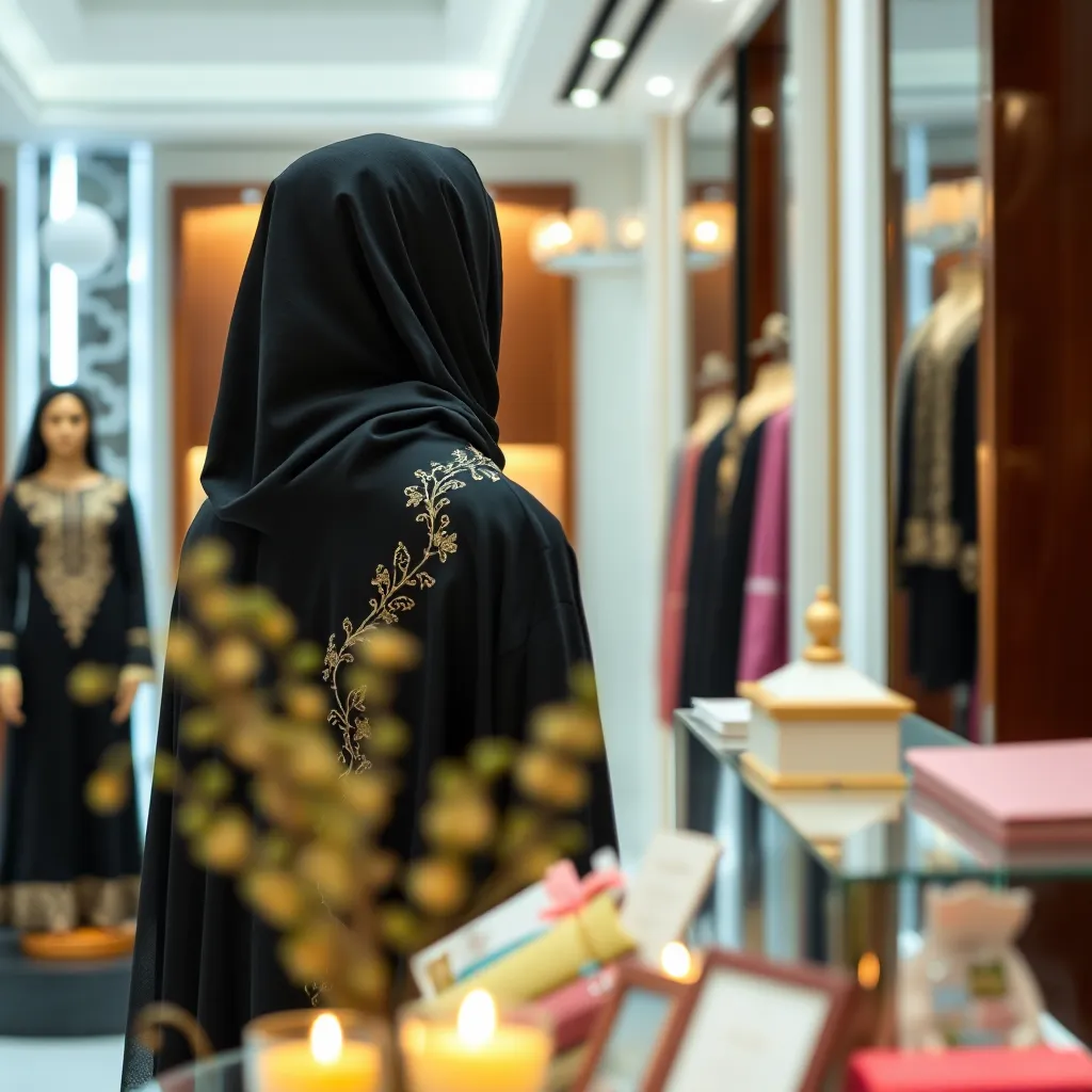 Discovering Abayas: Style and Craft in Dubai Mall