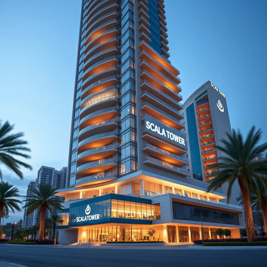 Exploring Scala Tower in Business Bay, Dubai